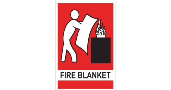 FlameStop SB - 225mm×150mm Small Fire Blanket Location Sign