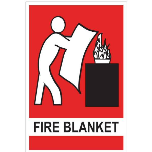 FlameStop SB - 225mm×150mm Small Fire Blanket Location Sign
