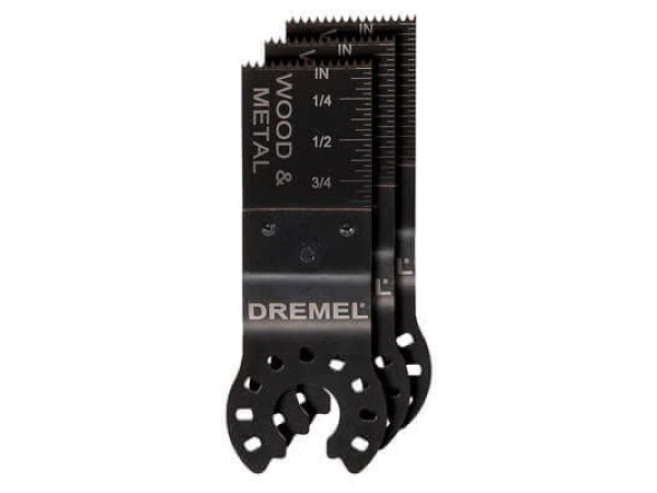 Dremel MM422B 3pk 3 4 Wood Metal Flush Cut Blade for 8300 2615M422AB