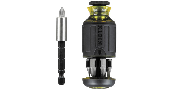 Klein A-32308 - 8-in-1 Multi-Bit Adjustable Length Stubby Screwdriver