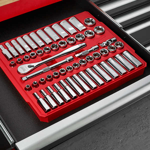 Milwaukee 48229008 - 56 Piece 3/8 Milwaukee 48229008 - 56 Piece 3/8