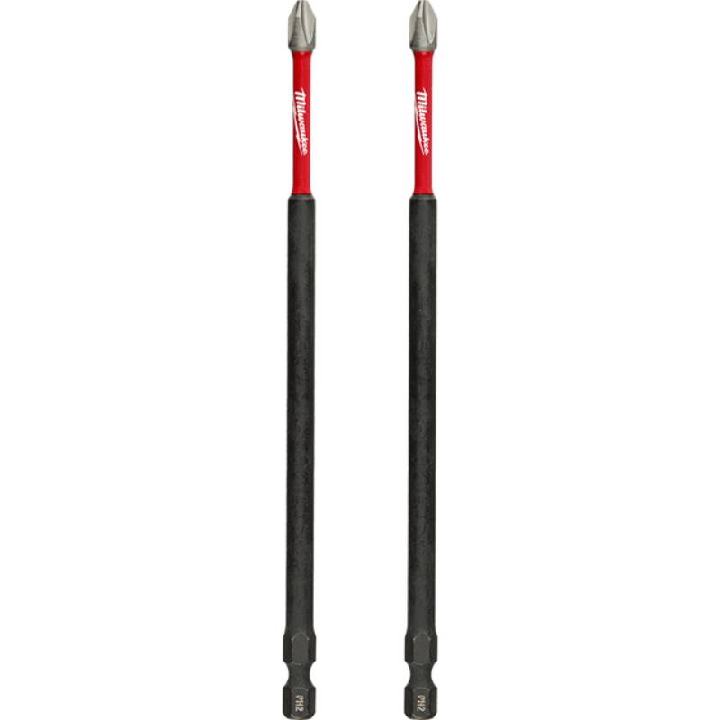 Milwaukee 48324902 - Phillips #2 x 150mm (6") SHOCKWAVE Power Bit