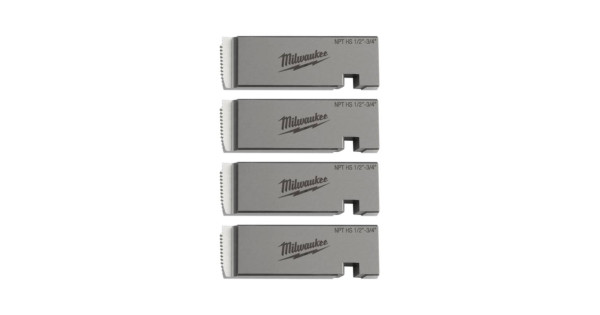 Milwaukee 48361203 - 1/2"-3/4" High Speed NPT Universal Pipe Threading ...