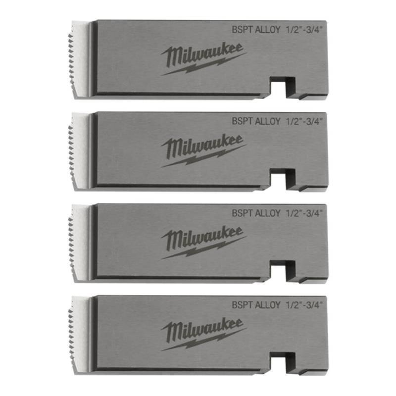 Milwaukee 4932492924 - 1/2"-3/4" Alloy BSPT Universal Pipe Threading ...