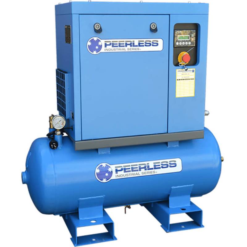 Peerless PS3/8 - Tank Mount Single Phase Scroll Direct Drive Air Compressor