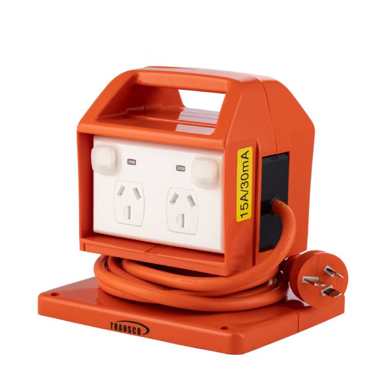 Transco PPO15 - 240V 15A Weatherproof Portable Power Outlet