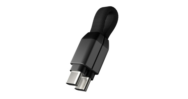 Rolling Square inCharge Mini USB-C to USB-C Keyring Cable - PROCCR
